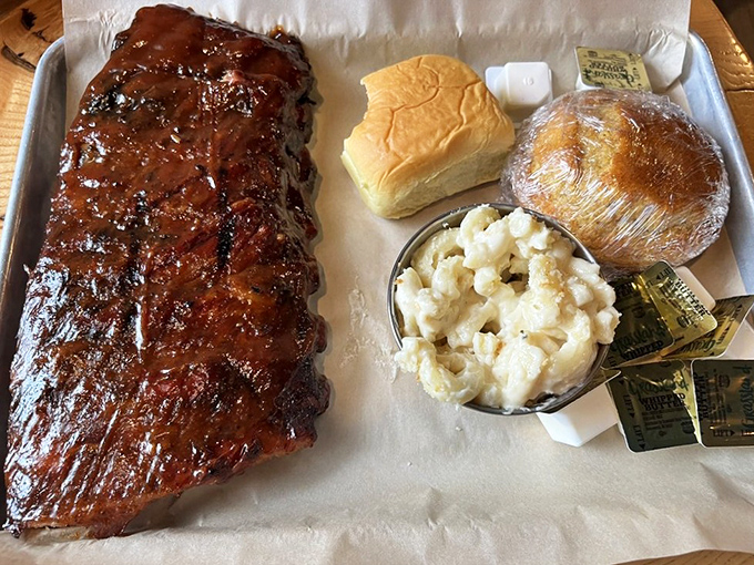 These ribs don't just fall off the bone&mdash;they practically leap onto your fork, trailing a wake of sticky, glorious sauce.