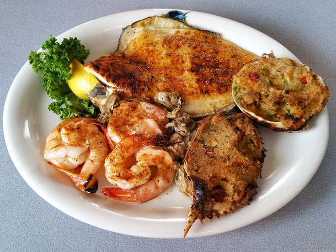 This isn't just a seafood platter&mdash;it's a maritime treasure chest where each perfectly cooked morsel tells its own delicious tale.