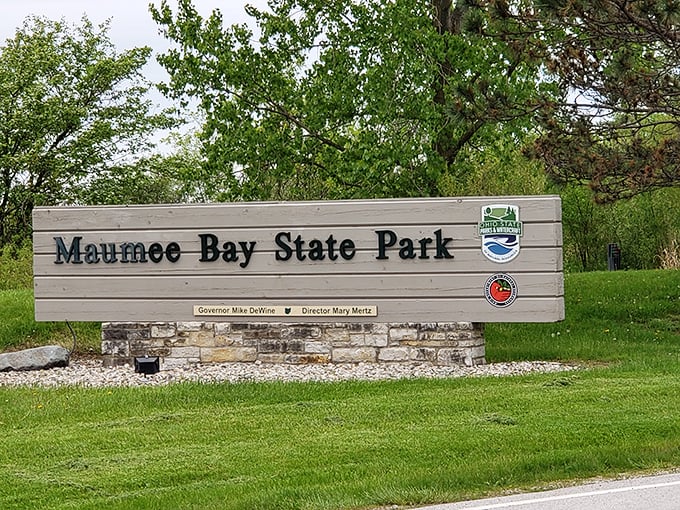 The entrance sign promises adventure ahead&mdash;like the opening credits to your own personal nature documentary. Roll camera! 