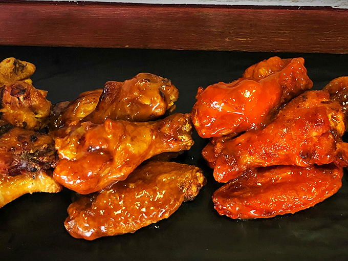 These aren't just wings; they're smoke-kissed flavor bombs that make you understand why our ancestors discovered fire in the first place.