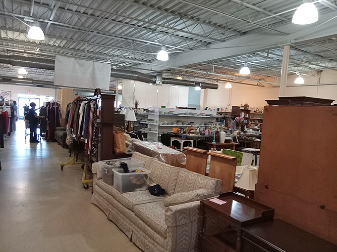 Furniture heaven awaits! That mid-century modern coffee table isn't just a bargain&mdash;it's the conversation piece your living room has been missing.