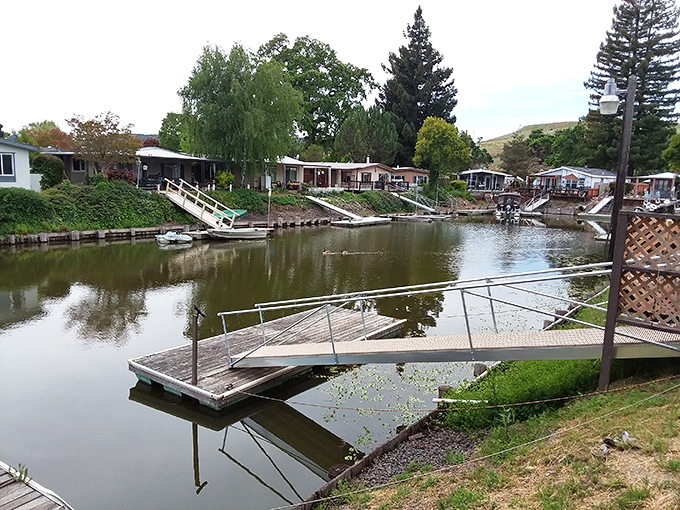 Lakeside living at its most charming&mdash;these waterfront homes with private docks prove that not all California dream properties require celebrity budgets.