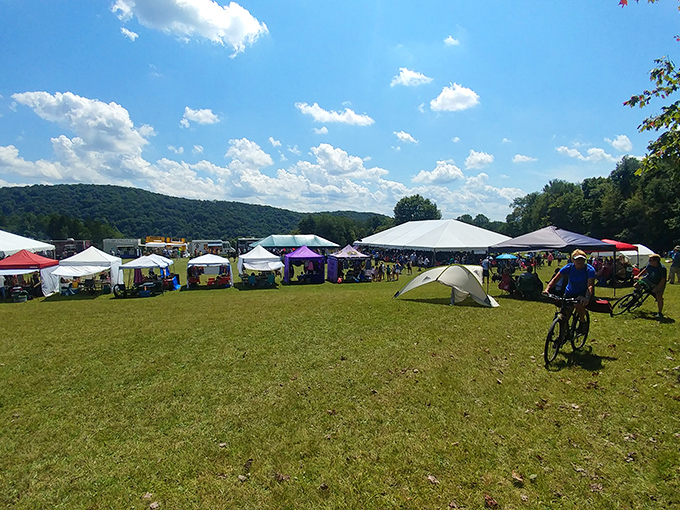 Festival day at Laurel Hill! Where locals gather to celebrate everything from tractors to tie-dye under Pennsylvania's impossibly blue skies.