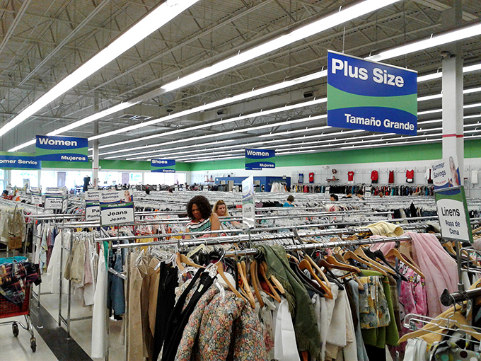 Plus size paradise meets everyday essentials. The women's department offers everything from workday basics to "where did you find THAT?" statement pieces.