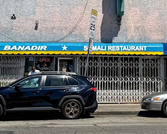 Banadir's security gates open to reveal Somali flavors that will make you wonder why you waited so long to try them.