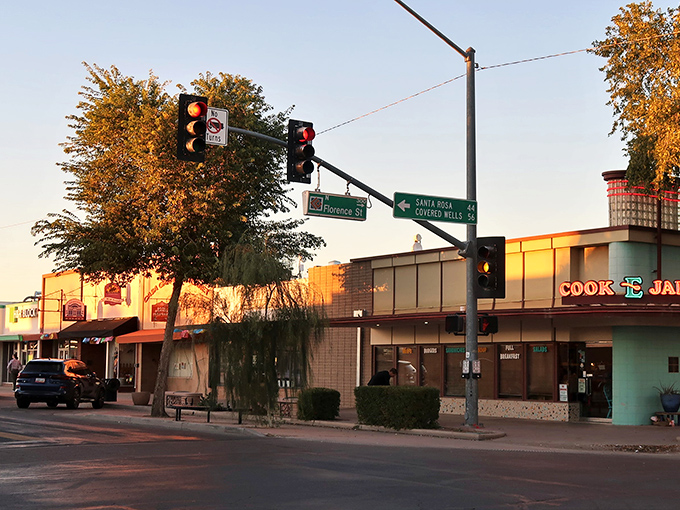 Casa Grande's vibrant downtown area offers a splash of color and character, where historic buildings house local shops and eateries.