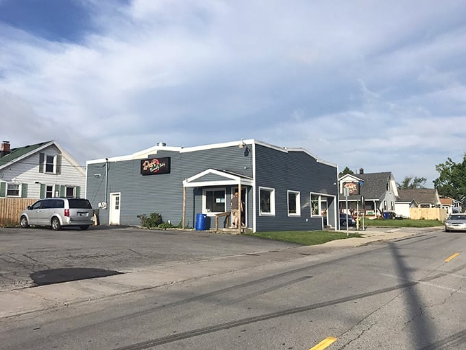 Dan's gray exterior is like a secret code to locals&mdash;plain outside, paradise inside.