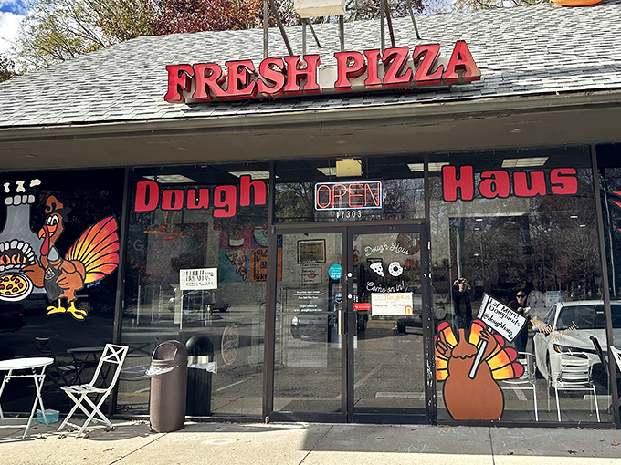 Dough Haus proves that great pizza places often hide even greater donut secrets. The culinary equivalent of Clark Kent's Superman.