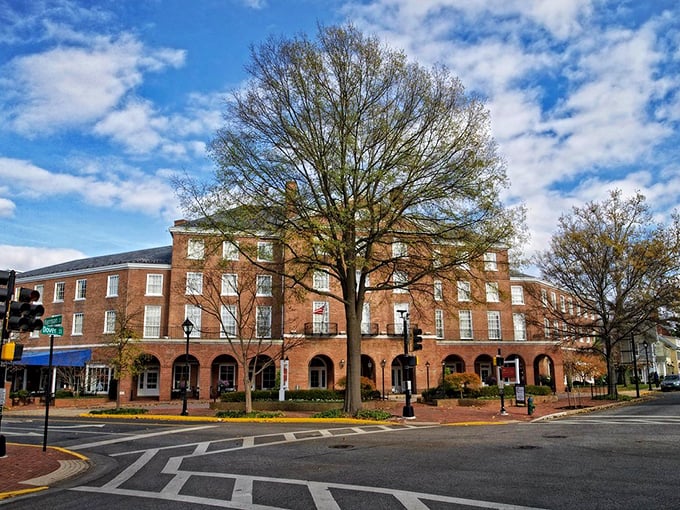 Easton's stately brick buildings stand like dignified elders, watching over a town where history and affordability shake hands daily.