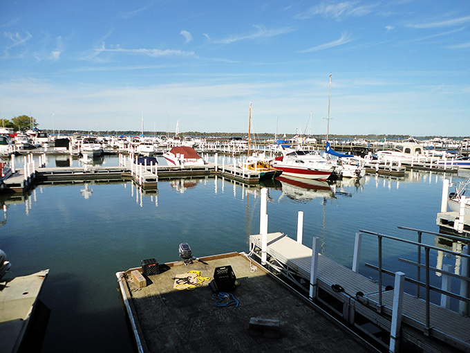 Erie's waterfront invites retirees to enjoy lakeside living without coastal prices&mdash;just boats, blue water, and budget-friendly bliss.
