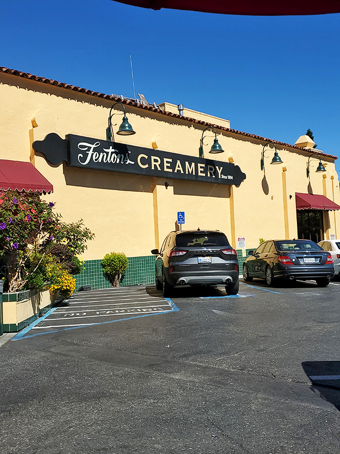 Fentons' sunny yellow building feels like stepping into a happy childhood memory, even if it's your first visit.