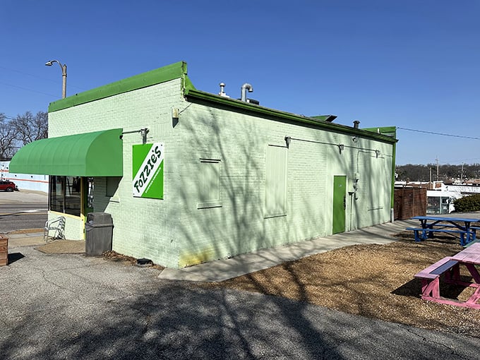 Fozzie's mint-green building looks like it belongs in a Wes Anderson film &ndash; quirky on the outside, genius on the inside.