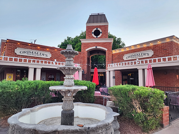 Grimaldi's elegant courtyard fountain welcomes you to a pizza experience that's several degrees above ordinary.