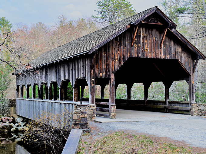 High Falls Bridge offers that perfect blend of engineering and enchantment. Where Sunday drives become weekend highlights!
