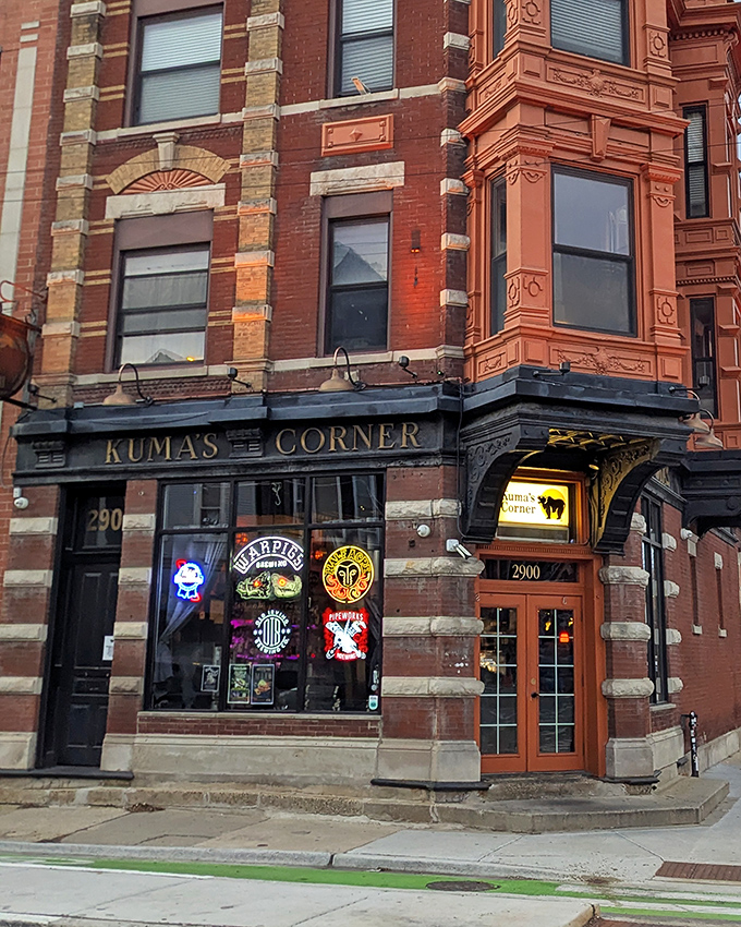 This historic brick building houses rock-and-roll burgers that play power chords on your taste buds.