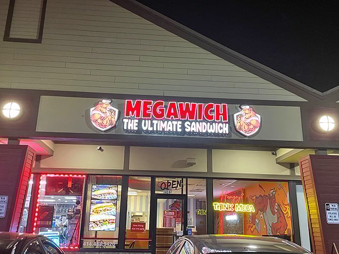 Megawich lives up to its name with sandwiches of heroic proportions. Batman has his utility belt; they have their secret sauce.