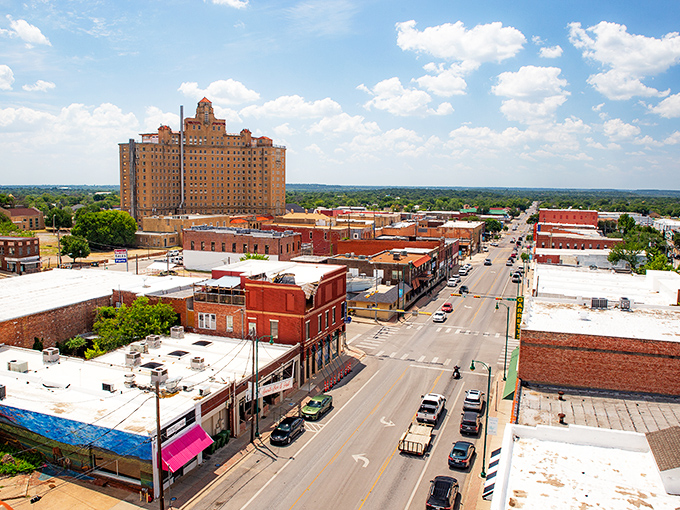 Mineral Wells' historic train depot stands ready for passengers who've long since switched to highways and byways.