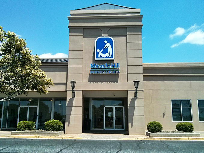 Miracle Hill's elegant storefront belies the bargains within. Supporting homeless services never looked so good.