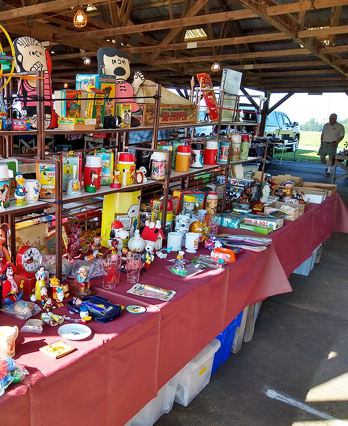 Country market magic! Renninger's outdoor vendors create a patchwork of possibilities where vintage meets variety in the Pennsylvania countryside.