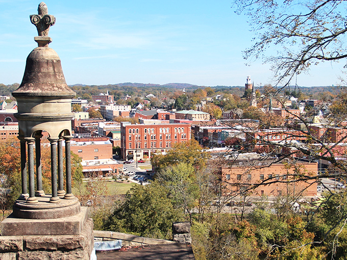 Rome's Tudor-style architecture brings European charm without the European price tag. Hello, budget-friendly elegance!
