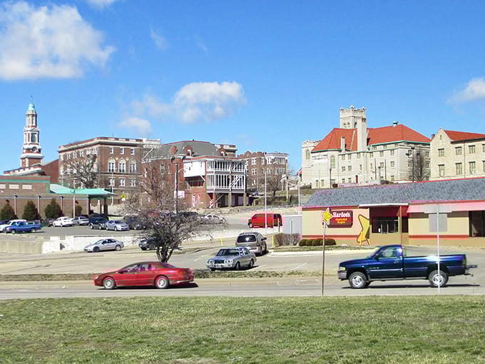 Historic buildings stand proudly against the sky like old friends sharing stories.
