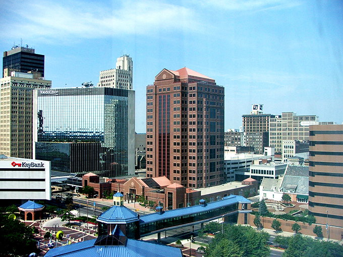 Toledo's impressive skyline reflects both in glass towers and your retirement savings account thanks to below-average living costs.