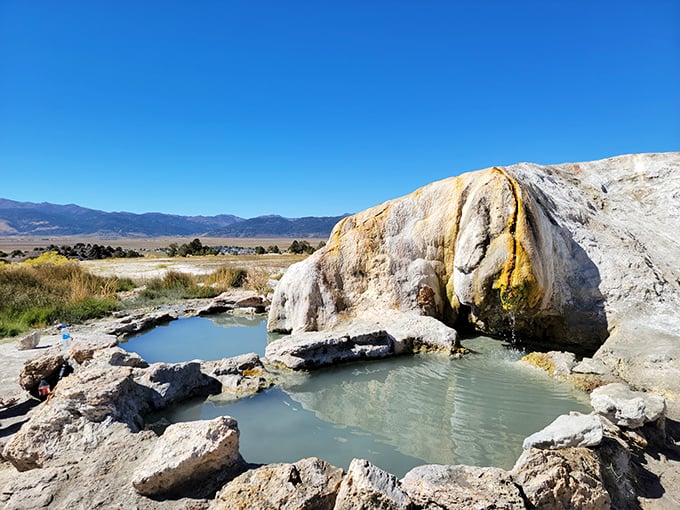 Nature's architect built these terraced pools using thousands of years and countless mineral deposits.
