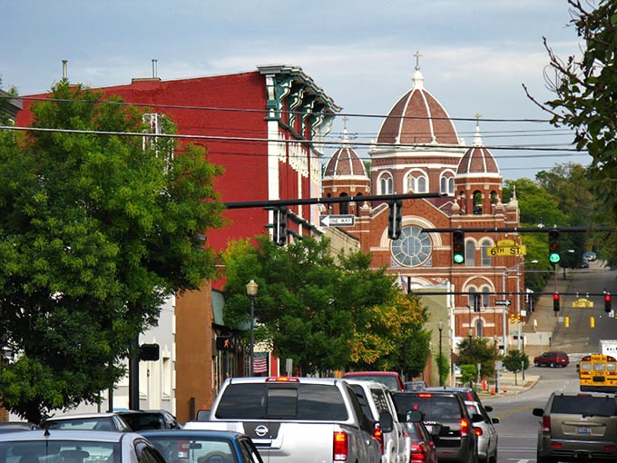 "Zanesville's downtown square has that timeless quality that makes you want to slow down and savor the moment. Absolutely charming!"