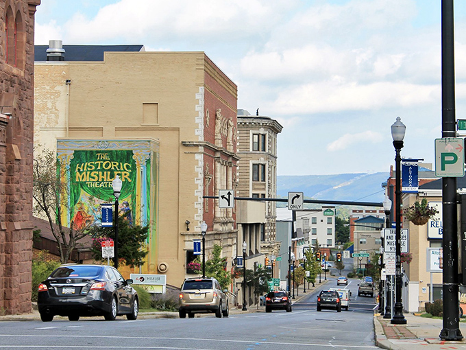 The iconic Mishler Theatre stands as Altoona's crown jewel, a reminder that culture doesn't require big-city prices.