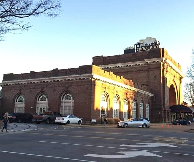 The historic Choo Choo station stands as a brick-and-mortar reminder that sometimes the journey matters more than the destination.