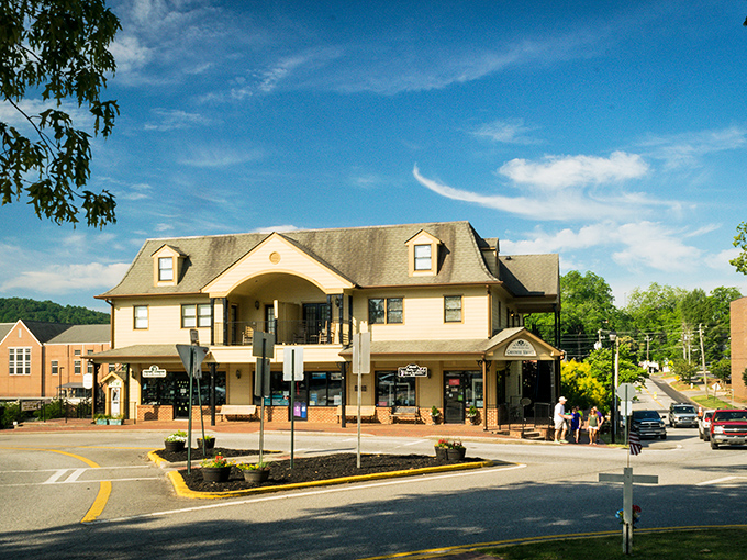 The golden sunshine in Dahlonega feels appropriate for a town that sparked America's first gold rush.