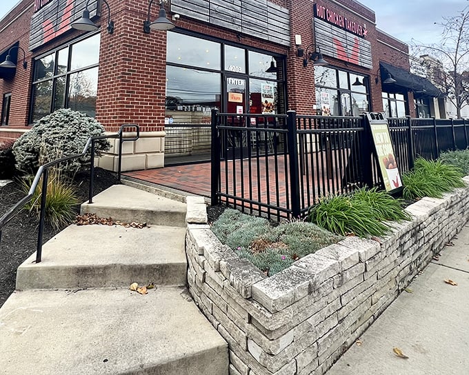 Hot Chicken Takeover brings Nashville heat to Columbus with a storefront that's as bold as its spice levels.