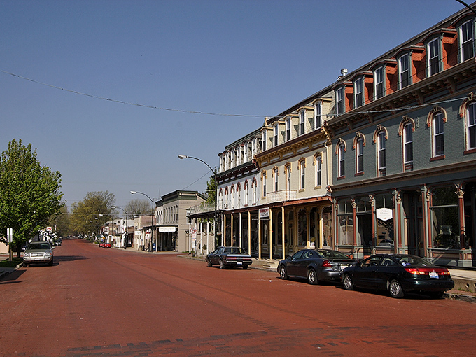 The kind of quiet street that makes you want to linger, sip coffee, and maybe buy a wind chime or two.