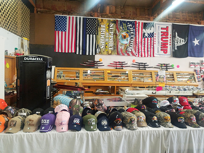 Hats, flags, and memorabilia galore! This isn't just shopping&mdash;it's a museum where you can take the exhibits home.