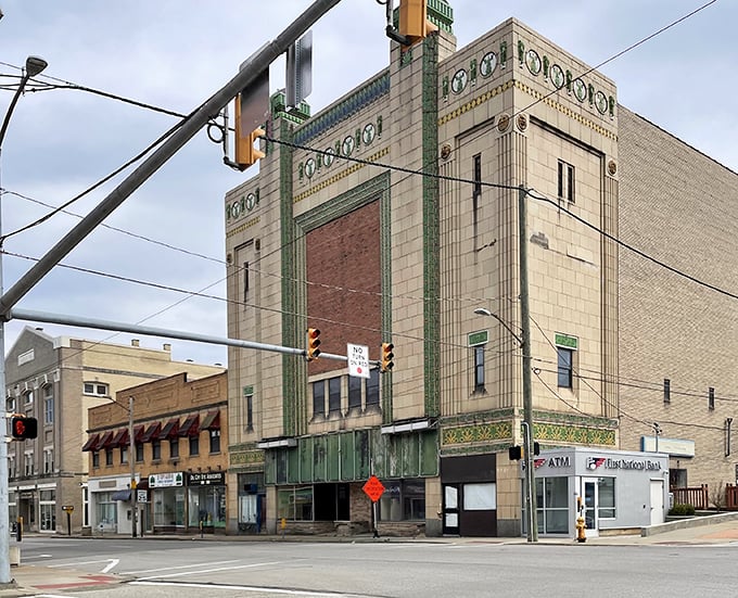 Brick buildings and blue skies in Oil City. The only thing more attractive than the architecture is the cost of living.