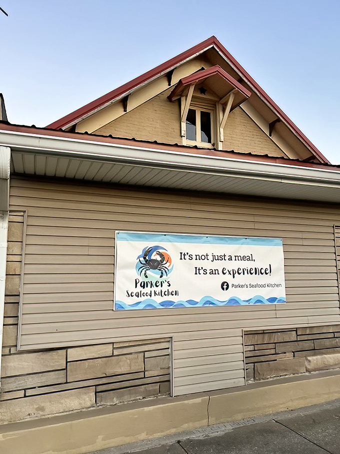 "It's not just a meal, it's an experience!" &ndash; and that little sign might be the understatement of the year.