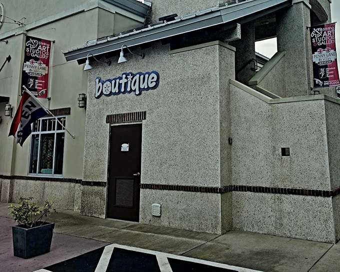 Downtown charm with a musical twist – even the boutique signs seem to hum "Yellow Submarine" as you pass by.