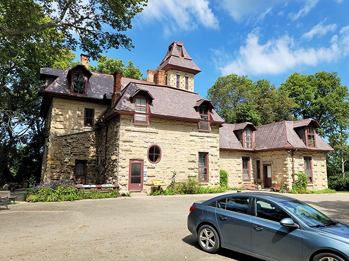 This castle's peaceful setting hides the fact that it was basically the 1800s version of keeping up with the Joneses.