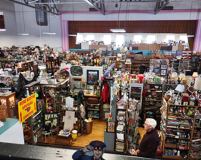 Information overload in the best possible way! The Pink Elephant's interior is where "I spy" meets "remember when" in a nostalgic treasure hunt.