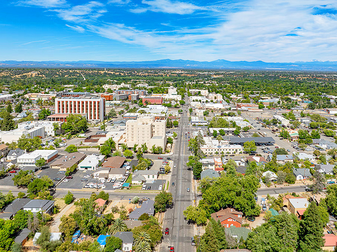 Small-town charm meets big mountain views in Redding, where your Social Security check buys you California sunshine without the coastal price tag.