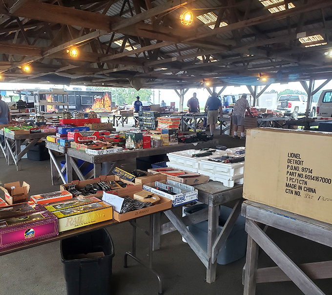 Bargain boulevard stretches to the horizon. Renninger's outdoor section offers everything from practical tools to peculiar treasures.