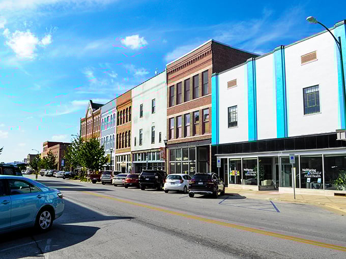 Springfield's downtown district buzzes with activity while maintaining its welcoming small-city character perfectly.