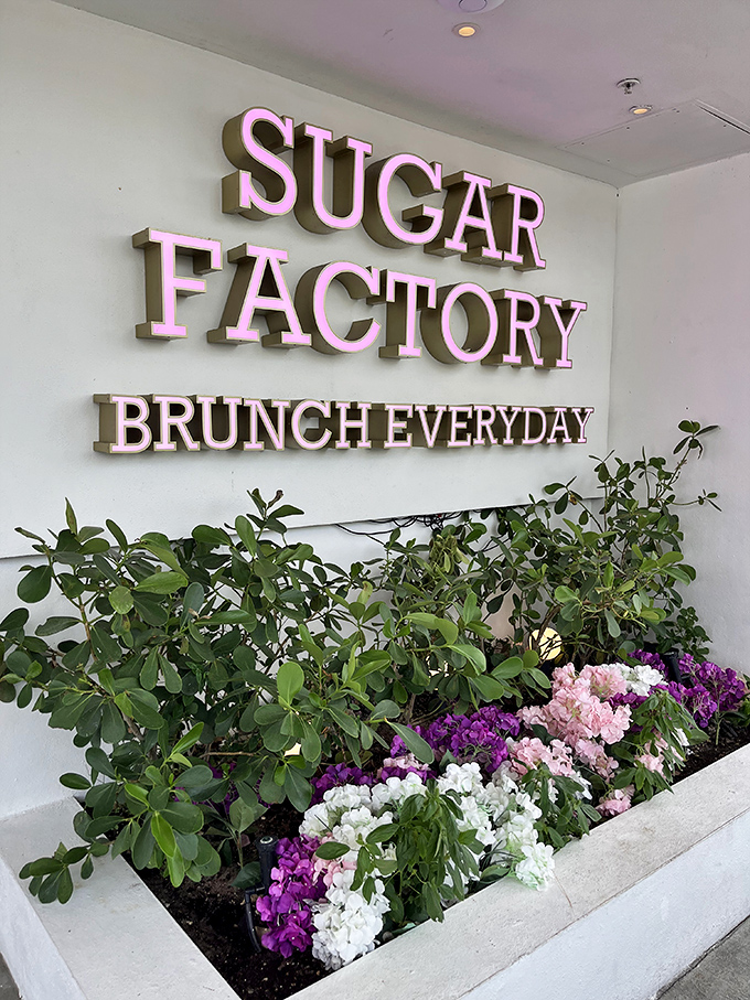 "Brunch Everyday" isn't just a sign at Sugar Factory &ndash; it's a lifestyle choice I fully support and endorse.
