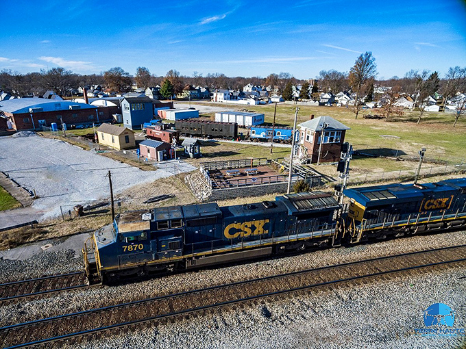 Terre Haute's downtown maintains its historic character. These buildings and trains have weathered economic storms better than my 401(k).