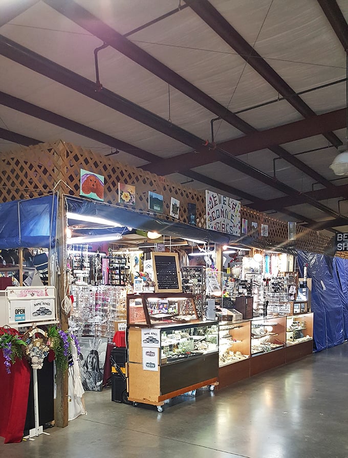 Ms. Daisy's homemade jellies and jams - where Tennessee's fruit harvests are captured in glass jars like edible time capsules.