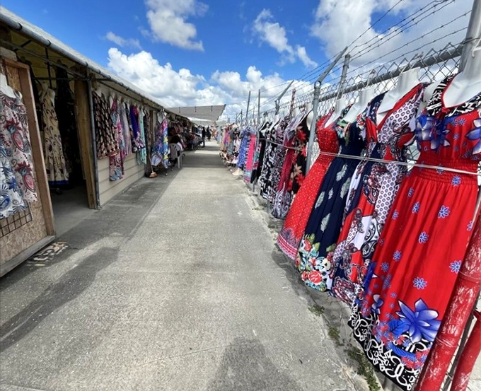 Dress shopping with actual variety! Unlike department stores where everything looks designed for the same imaginary person, these vibrant sundresses celebrate Florida's colorful personality.