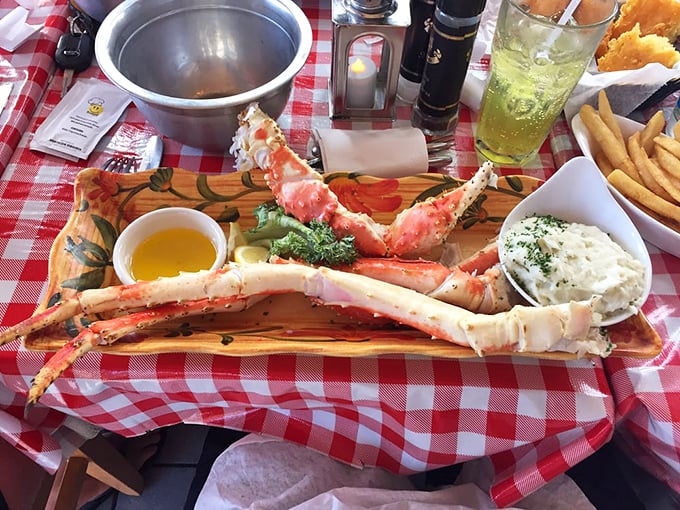 Those king crab legs aren't just impressive&mdash;they're the seafood equivalent of driving a Cadillac when everyone else is on bicycles.