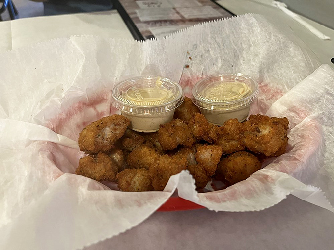 Golden-fried alligator bites: Florida's version of chicken nuggets, but with stories you can tell at cocktail parties for years.