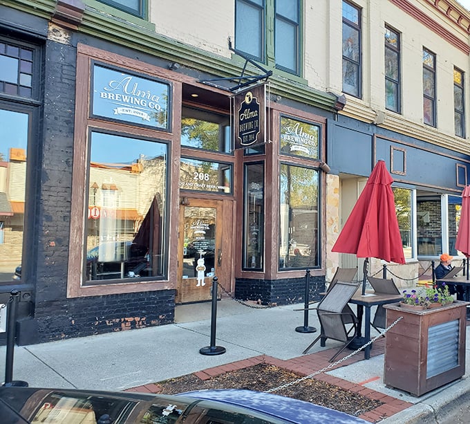 Alma Brewing Co. offers that perfect trifecta: craft beer, historic architecture, and outdoor seating where you can judge other people's parallel parking attempts.