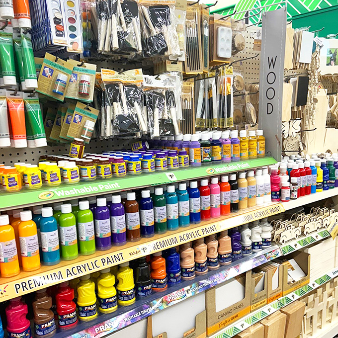 Picasso started somewhere&mdash;probably not with dollar store acrylics, but for the rest of us, these vibrant bottles hold creative potential unlimited by price.